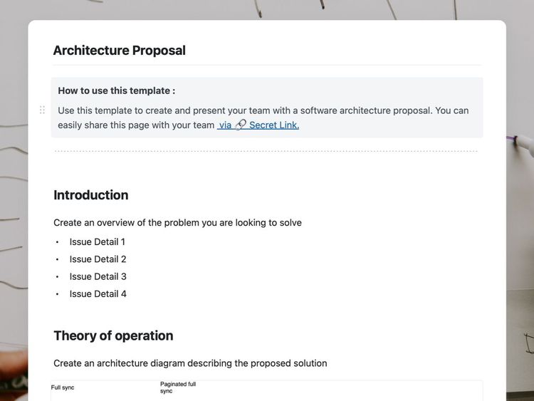 Architectural Proposal Template | Free Craft Templates